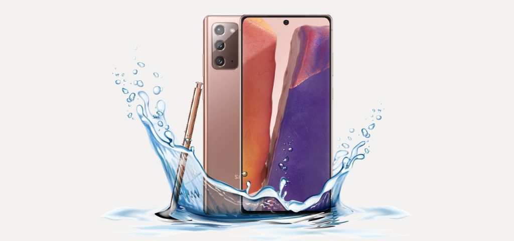 Is the Samsung Galaxy Note 20 Waterproof? | Fonehouse Blog